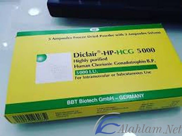 نشرة دواء ديكلير لتنشيط المبيض diclair hp hcg - موقع شملول